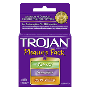 Trojan Pleasure Pack - 3pk - Feelmore